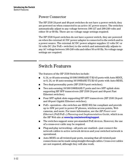 Image result for HP 2530 Switch Configuration Guide