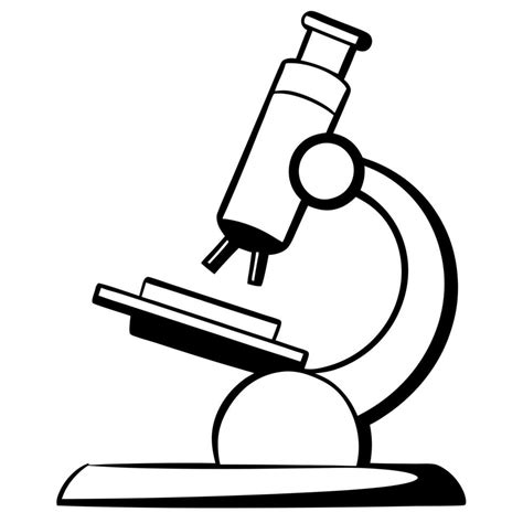 Image result for Microscope Line Art