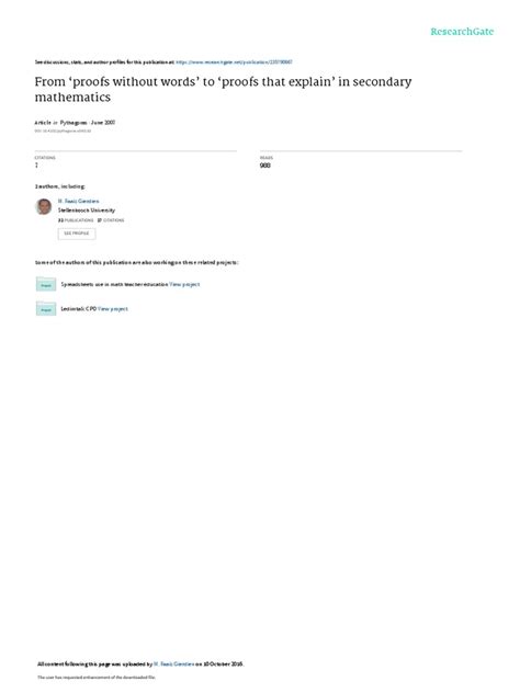 Image result for Proof Without Words Examples
