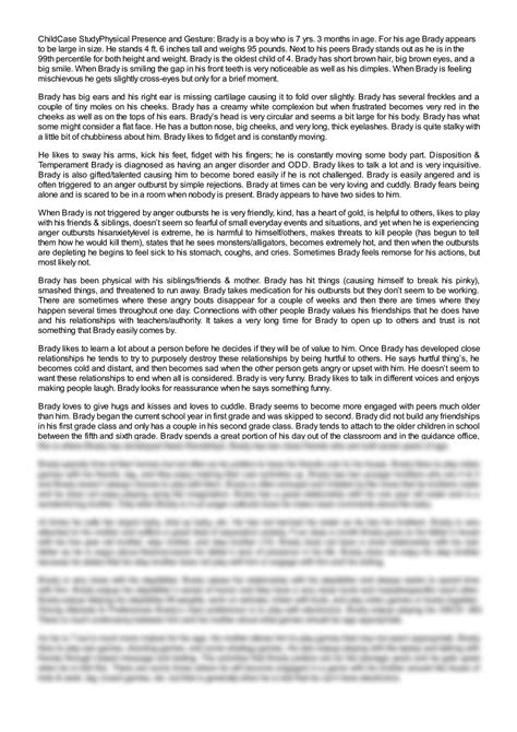 Image result for Child Case Study Examples