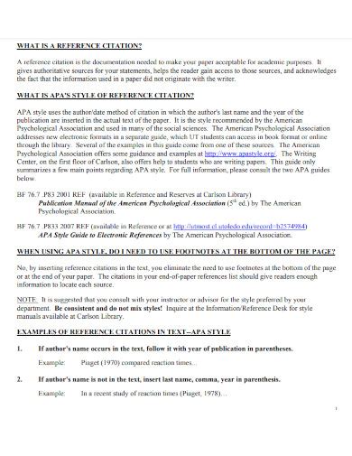 Image result for APA Style Format Reference Page