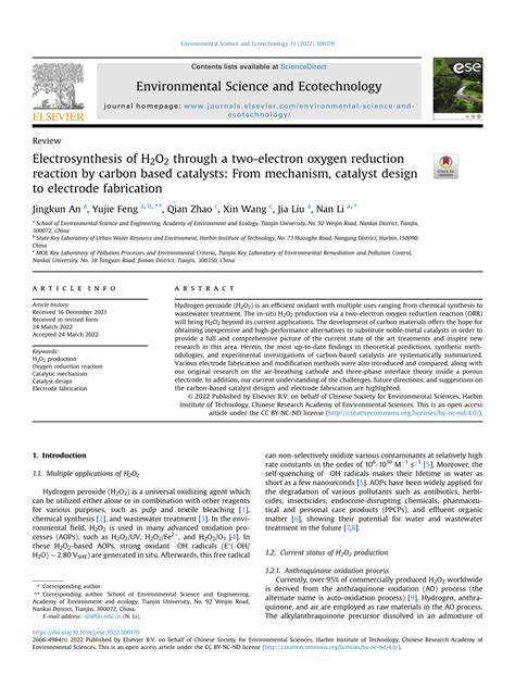 Image result for H2O2 Reaction with Electron
