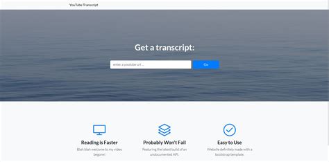 Image result for YouTube URL to Transcript
