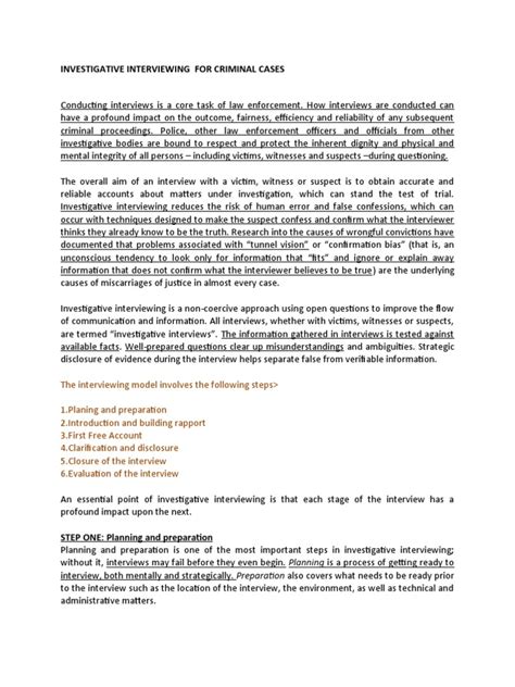 Image result for Investigative Interview Models