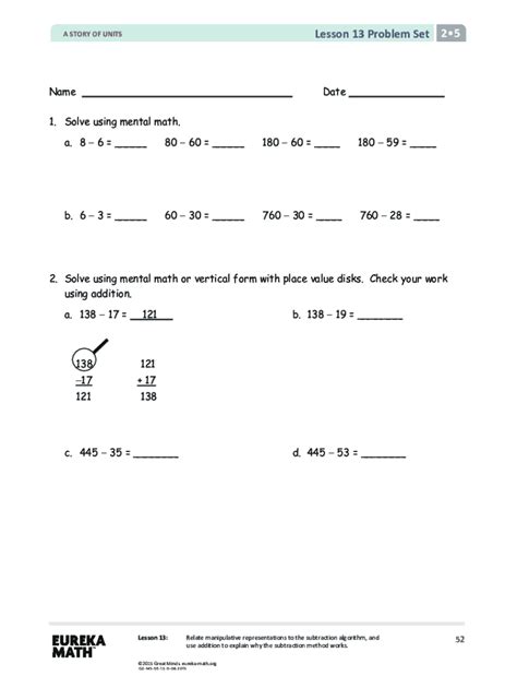 Image result for Lesson 13 Problem Set Answers Grade 6