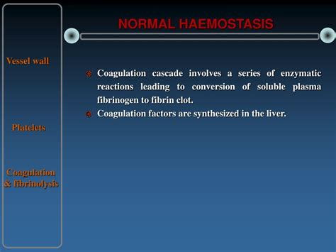 Image result for Normal Haemostasis
