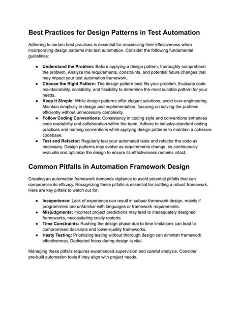 Image result for Automation Design Patterns PDF