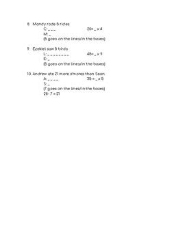 Image result for Multiplication Comparison Problem