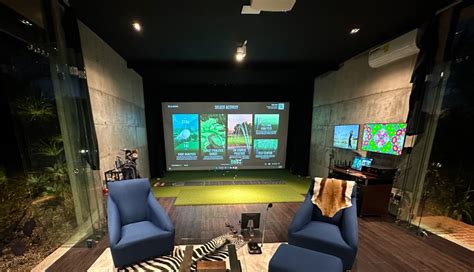 Image result for Golf Simulator Modern Setup