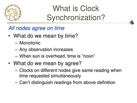 Image result for What Is Clock Synchronization