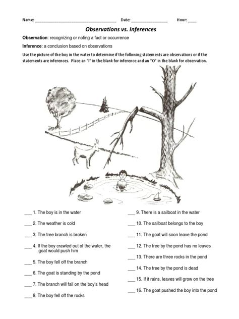 Image result for Observation and Inference Activity