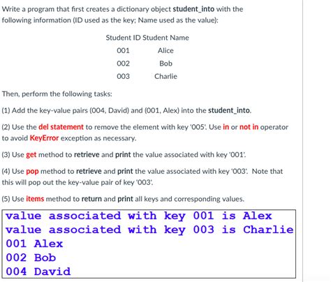 Image result for Program Dictionary for Elements