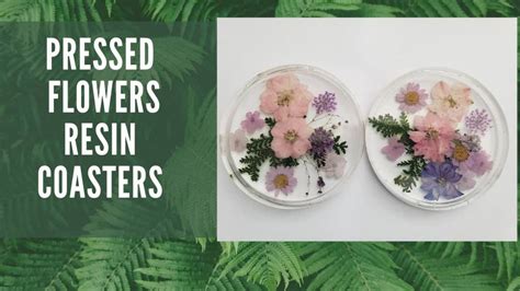 How to Make Resin Coasters with Flowers - All DIY Crafts