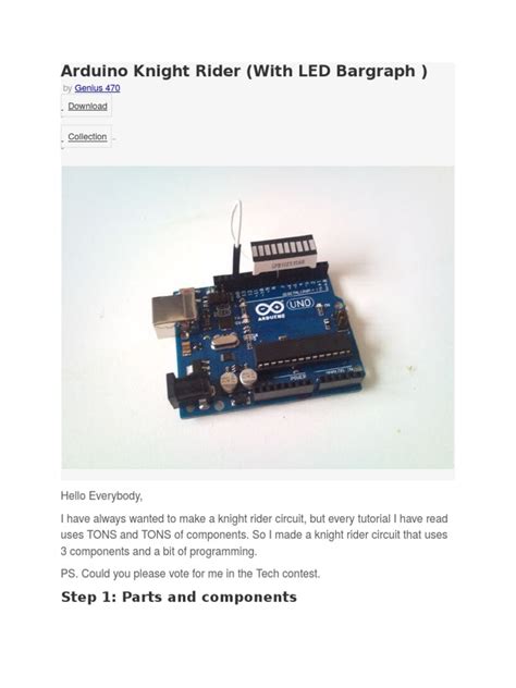 Image result for Arduino Knight Rider Code