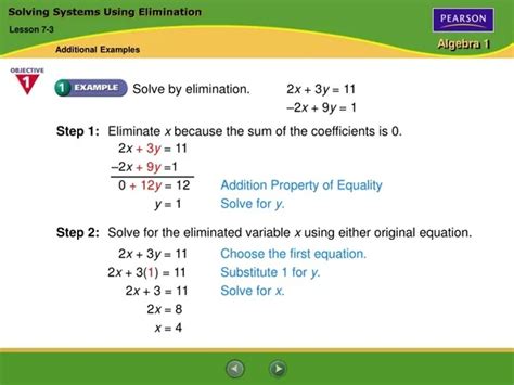 Image result for Solving Systems Using Elimination