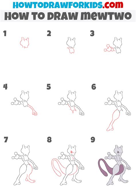 Image result for Draw Mewtwo Easy