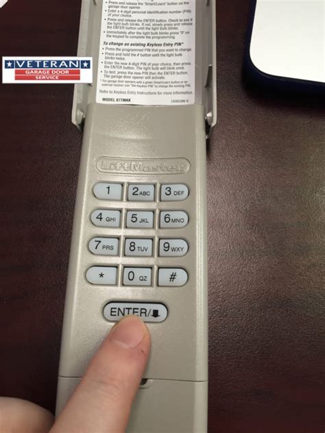 Image result for program.The Liftmaster 877Max Keypad