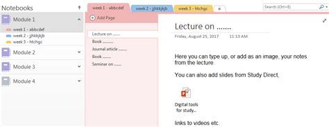 Image result for OneNote Organisation