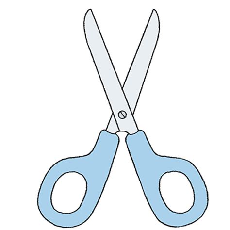Image result for How to Draw Scissors