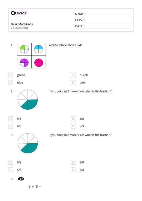 Image result for Subtraction Math Facts Worksheets
