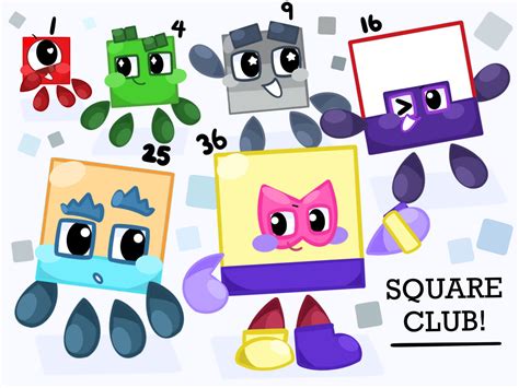 Image result for Number Block Square Club