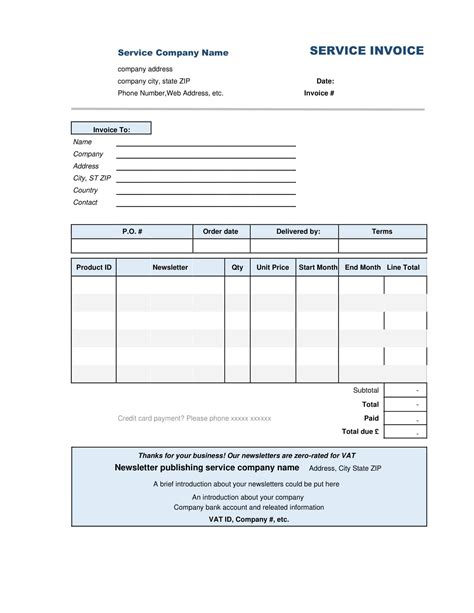 Image result for Contract for Service Invoice