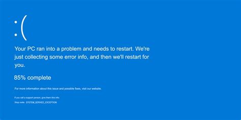 Image result for Microsoft Stop Code System Service Exception