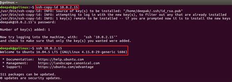 Image result for Example of SSH Command