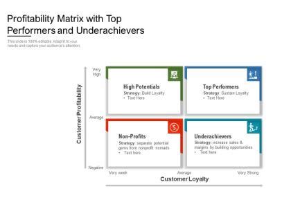 Image result for Customer Profitability Matrix