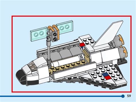 LEGO Instructions for set 31134 Space Shuttle, Creator - 3 in 1