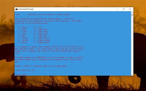 Image result for Command-Prompt Color Change