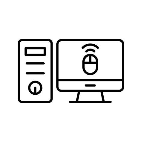Image result for Desktop Computer Icon Vector