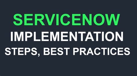 Image result for ServiceNow Implementation