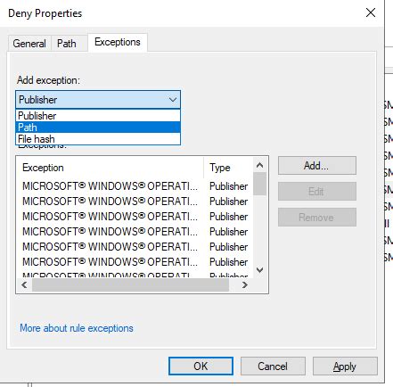 Image result for AppLocker Blocked Message