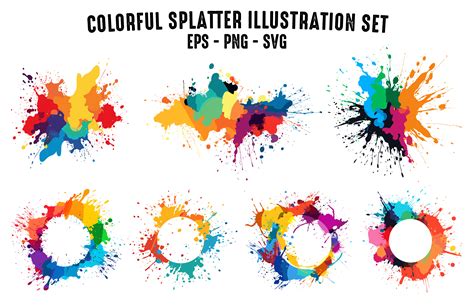 Image result for Colorful Splatter