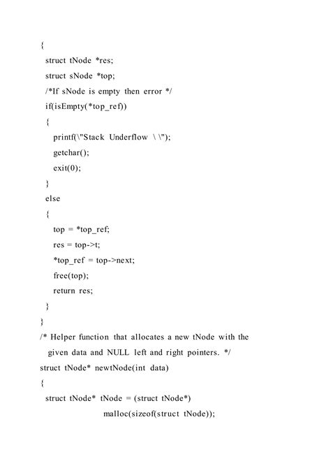 Image result for Traverse Code On a Binary Tree Write Ex