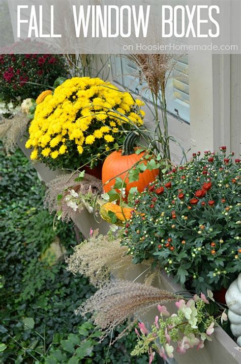 Image result for Fall Window Box Decorating