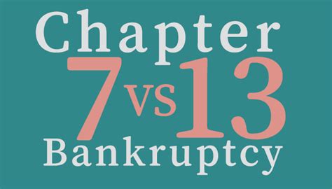 Image result for Chapter 13 Vs Chapter 7