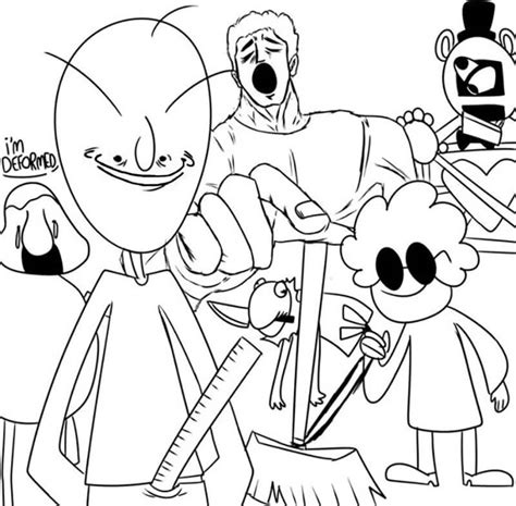 Image result for Baldi Basics Coloring Pages