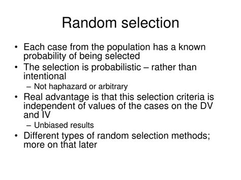 Image result for Random Selection Meaning