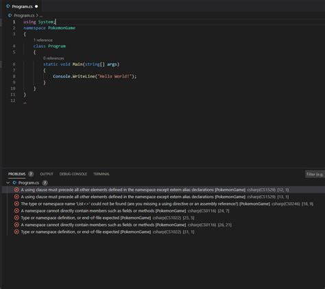 Image result for Visual Studio Code Show Errors in Code