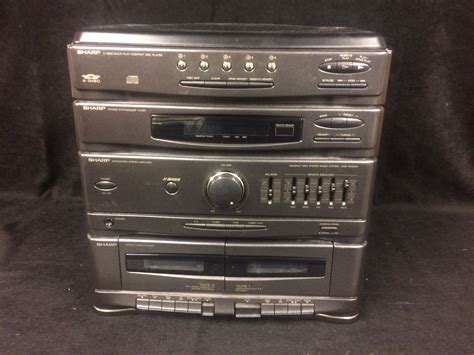 Image result for Sharp 5 CD Player Stereo System