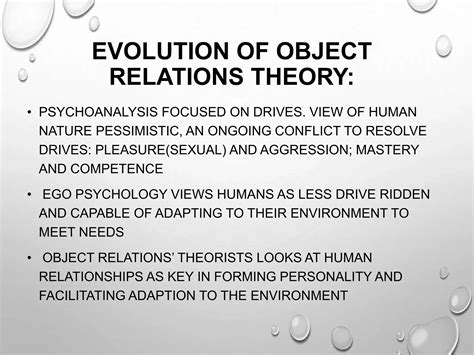 Image result for Object-Relations Theory