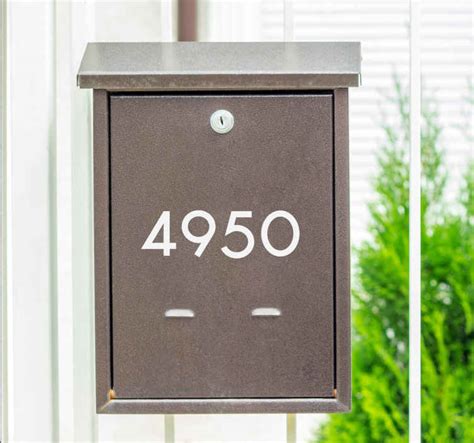 Image result for Mailbox Numbers Design Ideas