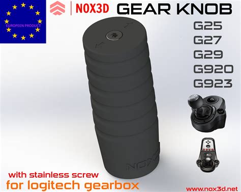 Gear Knob shifter mod upgrade for Logitech g923 g920 g29 g27 g25 - 70mm ...