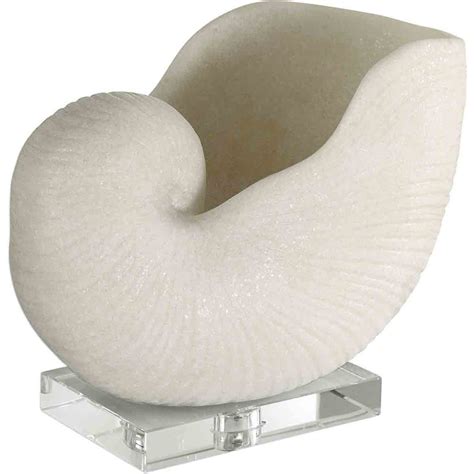 Nautilus Shell Sculpture | Bella Coastal Decor