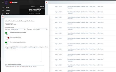 Image result for How to Search YouTube Transcript