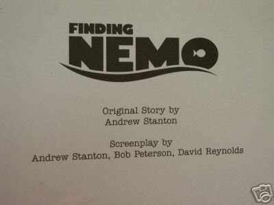 Image result for Finding Nemo Introduction Script