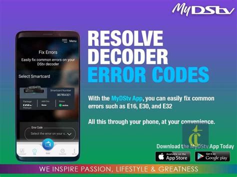 Image result for DStv Error Code