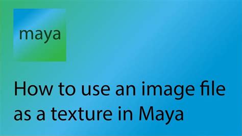 Image result for Maya Use Image as Texture